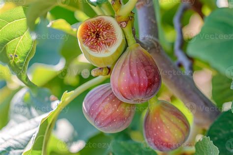 Ai Generated Fig Or Fig Tree Or Common Fig Tree Ficus Carica Is A Subtropical Deciduous Plant