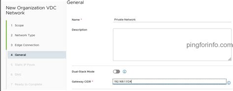 How To Create Nsx T Routed Network In Vcd For Tanzu Kubernetes Grid