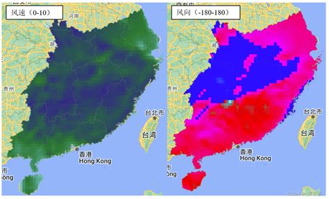 gee：基于era5数据集（u和v风速分量）计算风速的幅值和风向 era5 10m u component of wind 和10m v