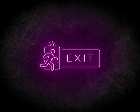 Led Neon Sign Exit The Neon Company
