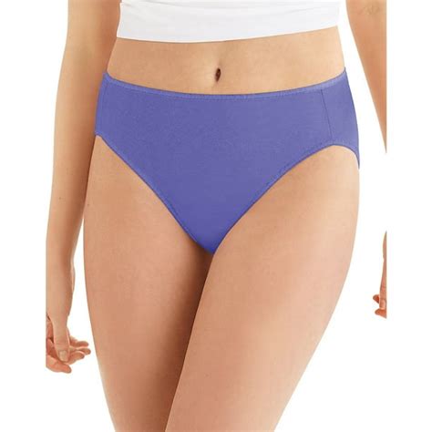 Hanes Cool Comfort™ Microfiber Hi Cut Panties 5 Pack