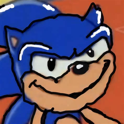 Sonic Meme Drawing Pfp By Coolmancooled On Newgrounds