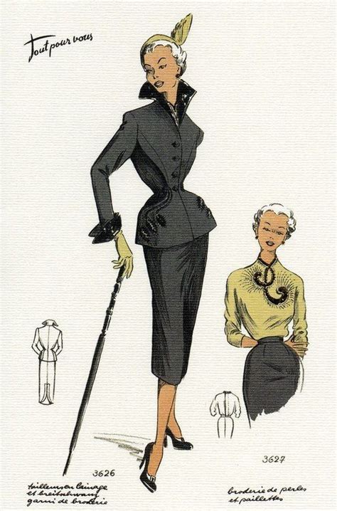 121 Best Images About 1950s Fashion Illustrations On Pinterest Grace