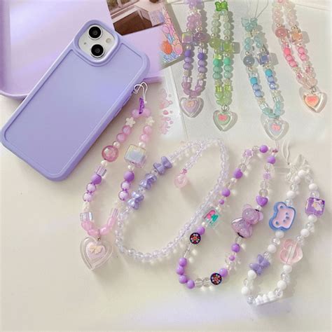 행이네잡화점 하이틴 비즈 핸드폰 스트랩 핸드 고리 손잡이 줄 아이폰 위시버킷