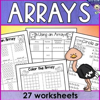 Arrays Worksheets Multiplication As Repeated Addition Worksheets