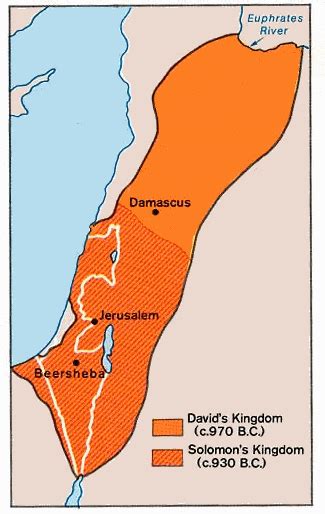 Maps Kingdom Of David And Solomon