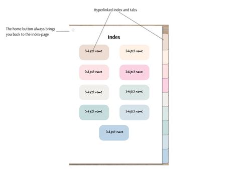 Digital Subject Babe Notebook IPad College Babe Customizable Notebook Digital Download