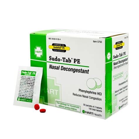 Sudo Tab Pe Nasal Decongestant Non Drowsy Compare To Sudafed Pe