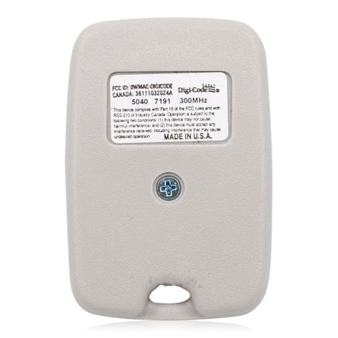 Digi Code 5040 Remote Garage Doors Garage Door Motors And Remotes
