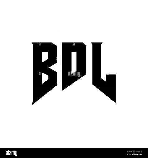 Bdl Letter Logo Design For Technology Company Bdl Logo Design Black