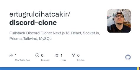 Github Ertugrulcihatcakirdiscord Clone Fullstack Discord Clone