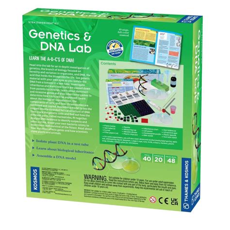 Laboratorul De Genetica Si Adn Set Educativ Stem 10 Ani Bebe Tei