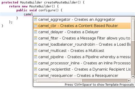 Jon Anstey S Blog Eclipse Templates For Apache Camel