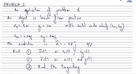 Solved PROBLEM 2 An An Aplication Of Problem Object Position Chegg Com