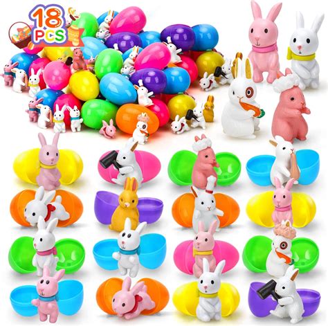 Toy Life Easter Eggs Filled With Bunny Toys Easter Hunt Eggs Easter Basket Filler