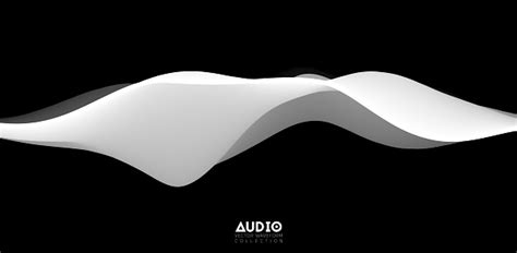 음파 시각화 3d 흑백 솔리드 파형 음성 샘플 패턴 3차원 형태에 대한 스톡 벡터 아트 및 기타 이미지 3차원 형태 건강관리와 의술 검은색 Istock