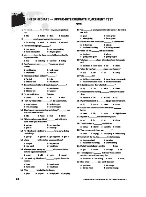 Test Placement Tests Pdf Pdfcoffeecom