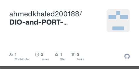 Github Ahmedkhaled200188 Dio And Port Autosar Driver For Tiva C Ahmed Khaled
