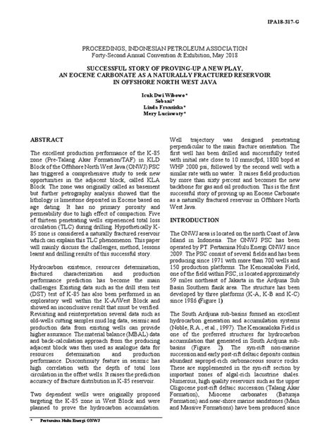 04successful Story Of Proving Up A New Play An Eocene Carbonate As A