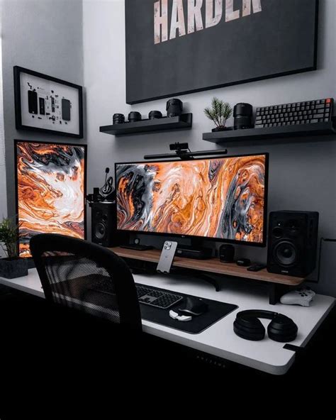 Computer Desk Setup Computer Room Gaming Room Setup Pc Setup Tech
