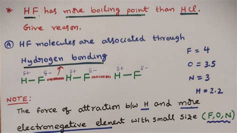 Intermolecular Forces Hf