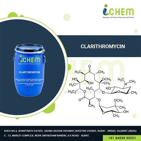 Clarithromycin Api Powder At Best Price In Surat Id 2851539219291