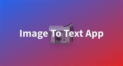 Image To Text App A Hugging Face Space By MadeWithAI