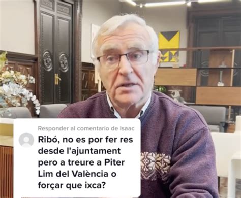 Joan Ribó En Tit Tok De Si Seguimos Así Nos Vamos A Segunda A Acabar El Nou Mestalla Sin