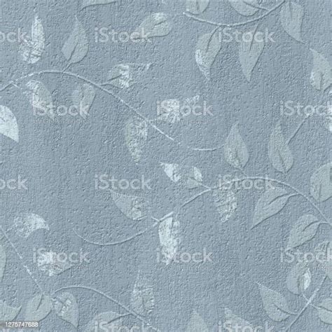 벽 스텐실 석고 매끄러운 질감 그런지 배경에 패턴을 잎 3d 일러스트 질감에 대한 스톡 사진 및 기타 이미지 질감 0명
