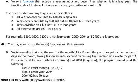 solved a write a function that accepts a year as input and