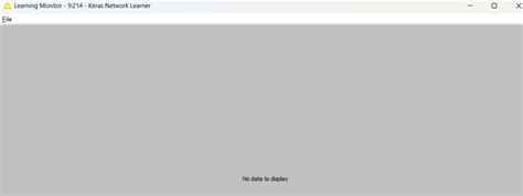 Keras Network Learning Monitor Does Not Appear While Training Knime Analytics Platform