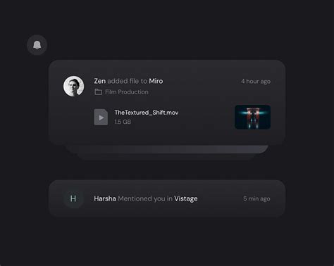 Notification Ui By Harsha On Dribbble