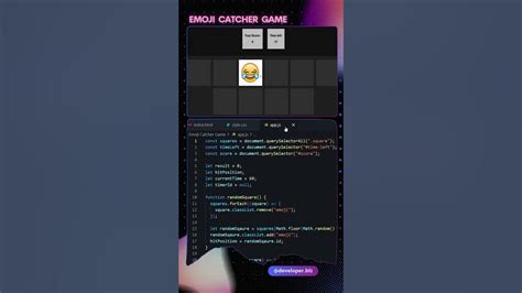 Emoji Catcher Game Html And Css And Javascript Youtube