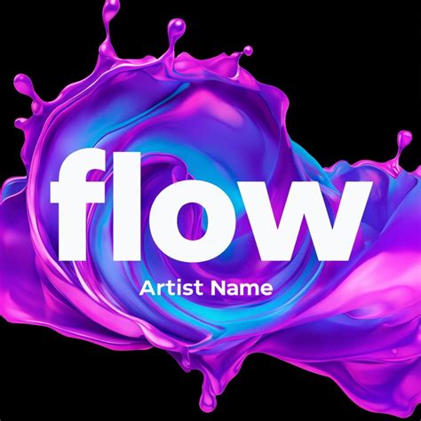 Vibrant Neon Dance Floor Vista Album Art Design For Music Spotify Album