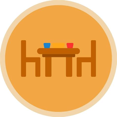 Dining Table Vector Icon Design 25194931 Vector Art At Vecteezy