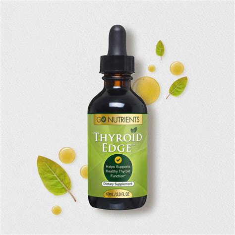 Thyroid Edge™ All Natural Thyroid Support Supplement Go Nutrients