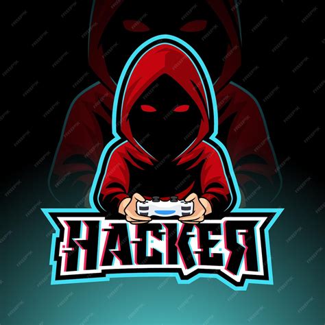 premium vector anonymous hacker gamer esport logo vector