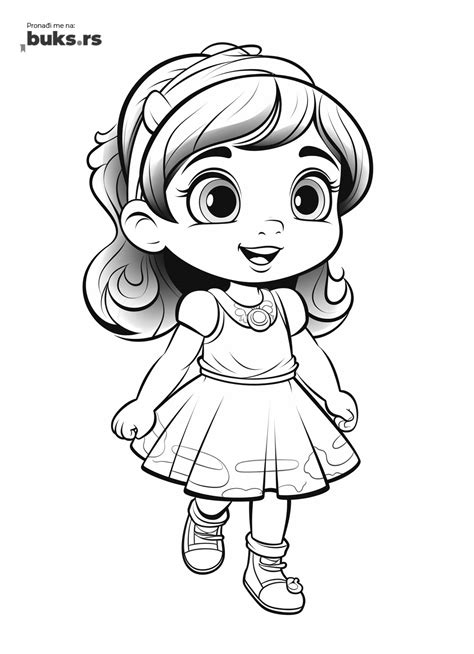 Crteži I Bojanke Za štampanje Za Devojčice Buks Rs