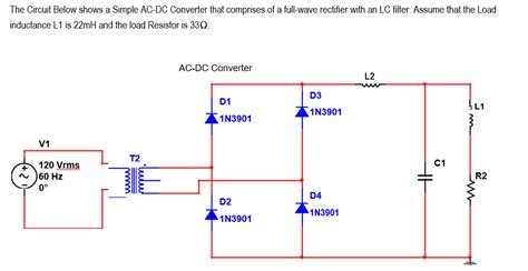Solved Ripple Factor 12 56 Dc Voltage Of The Power