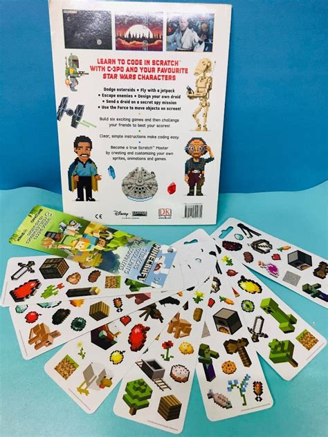 Dk Scratch Star Wars Coding Projects With Minecraft Stickers 110 Pcs