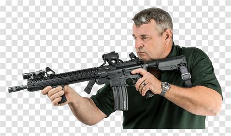 Scalarworks Peakfixed Iron Sights Larry Vickers Assault Rifle Person