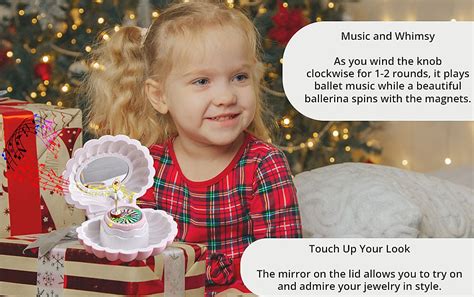 Buy Pink Shell Shape Magnetic Ballerina Musical Jewelry Box At Shoplc