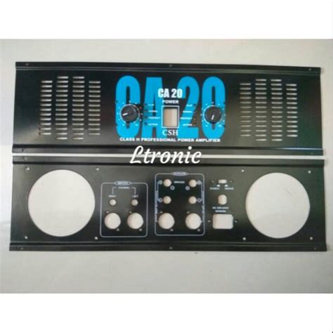 Jual Panel CA 20 Hitam Plus Knop Panel Box CA 20 Panel Power Amplifier CA 20 Panel Box Power