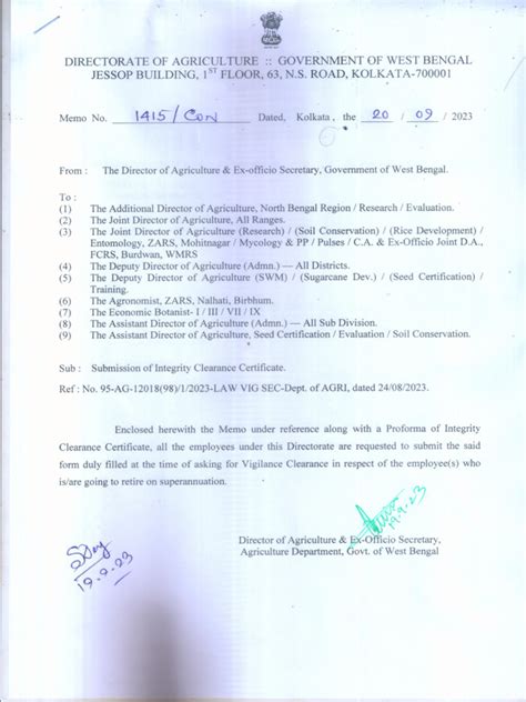 Integrity Clearance Certificate Pdf