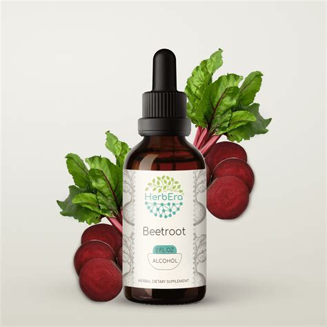 Beetroot Alcohol Herbal Extract Tincture Super Concentrated Organic