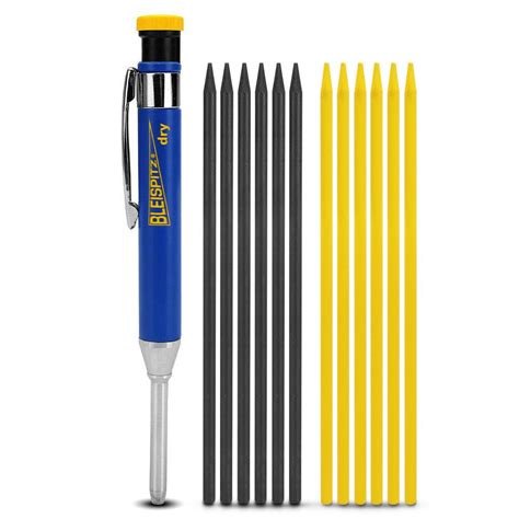 Bleispitz 13621409 Metal Dry Profi Deep Hole Marker With Graphite