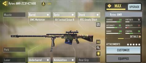 One Shot One Kill On Any Range Rytec Amr Setup Slow Ads But Its Worth To Try It R