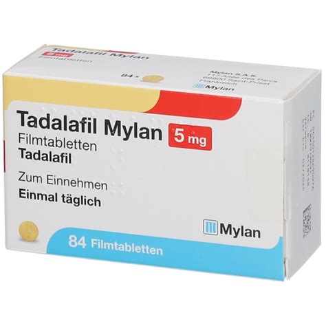 Tadalafil Mylan 5 Mg 84 St Shop