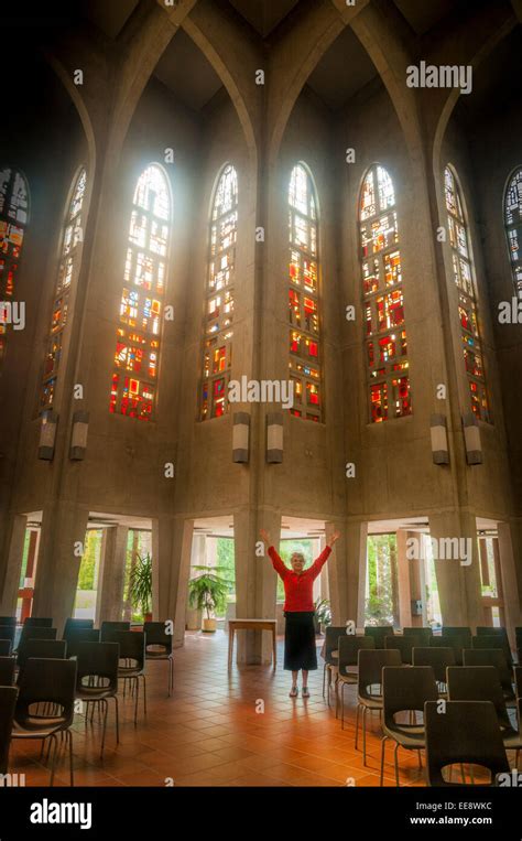 Hallelujah Interior Westminster Abbey Mission Bc Canada Stock