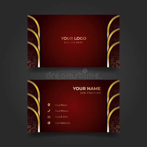 Print Business Card Template Stock Vector Illustration Of Watercolor